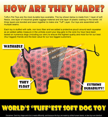 Tuffy Dog Toys Barnyard Rabbit Brown – DogTuff